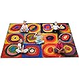 Amazon.com: ABCarpet Red Art Classroom Rug Carpet Non-Slip Washable Rug ...