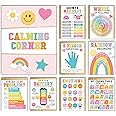 Amazon.com: Hadley Designs 9 Calming Corner Posters For Classroom Must ...