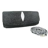 Pelgio Genuine Stingray Skin Leather Shoulder Cross Body Bag Purse ...