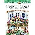 Creative Haven Spring Scenes Coloring Book | Amazon.com.br