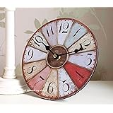 Heaven Sends Grande horloge murale Style vintage Multicolore 74 cm ...
