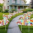 Amazon.com : CroBlissful 8 Pack Yard Signs with Stakes This Way Yard ...