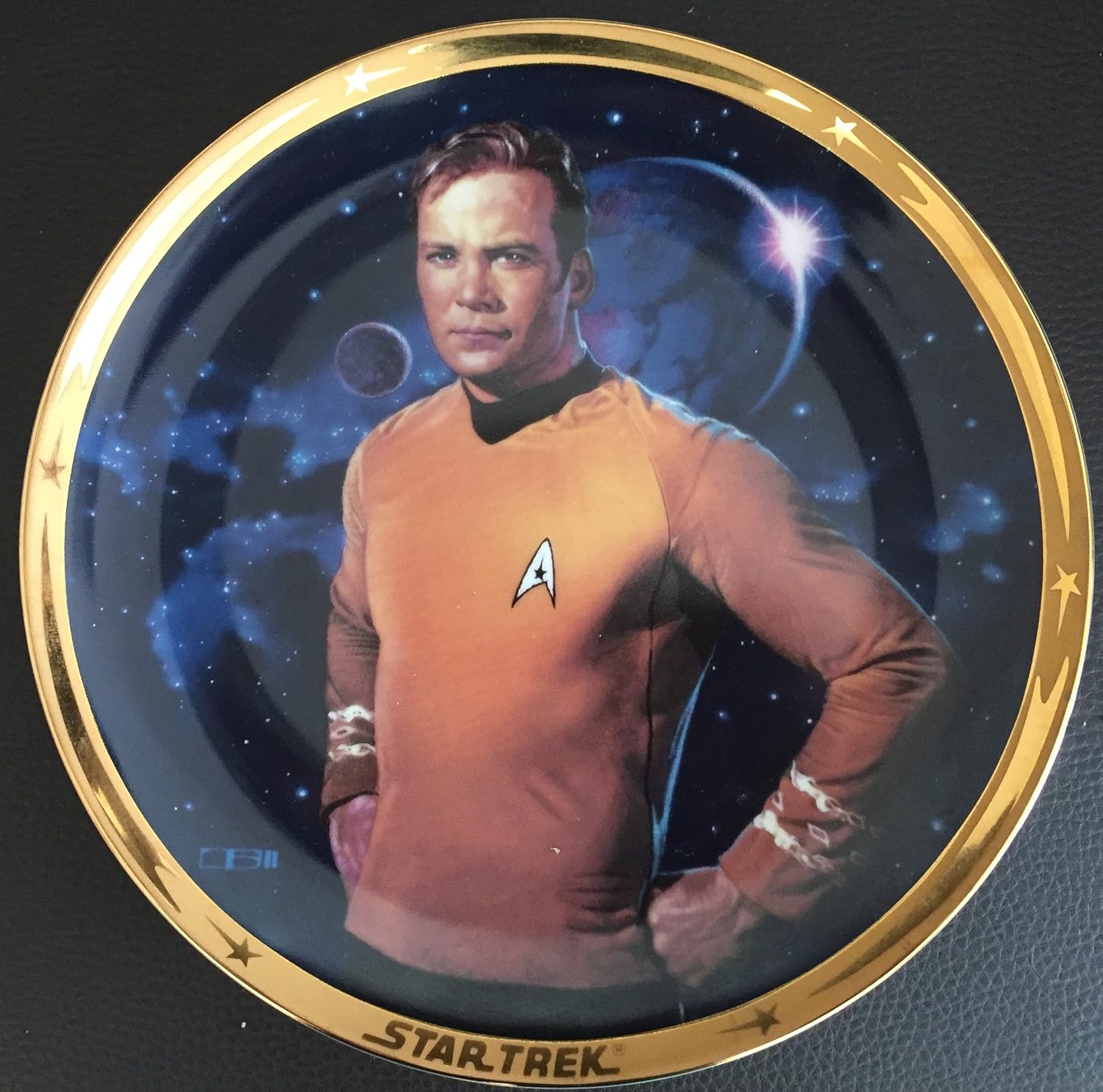"Captain Kirk" Star Trek 25th Anniversary Commerative Plate: Amazon.co ...