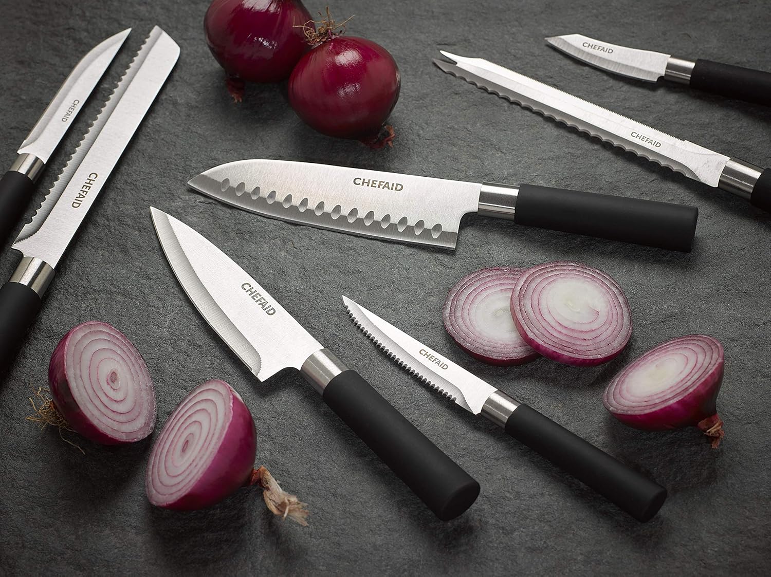 Chef Aid Chefs Knife with Soft Grip Handle – BigaMart