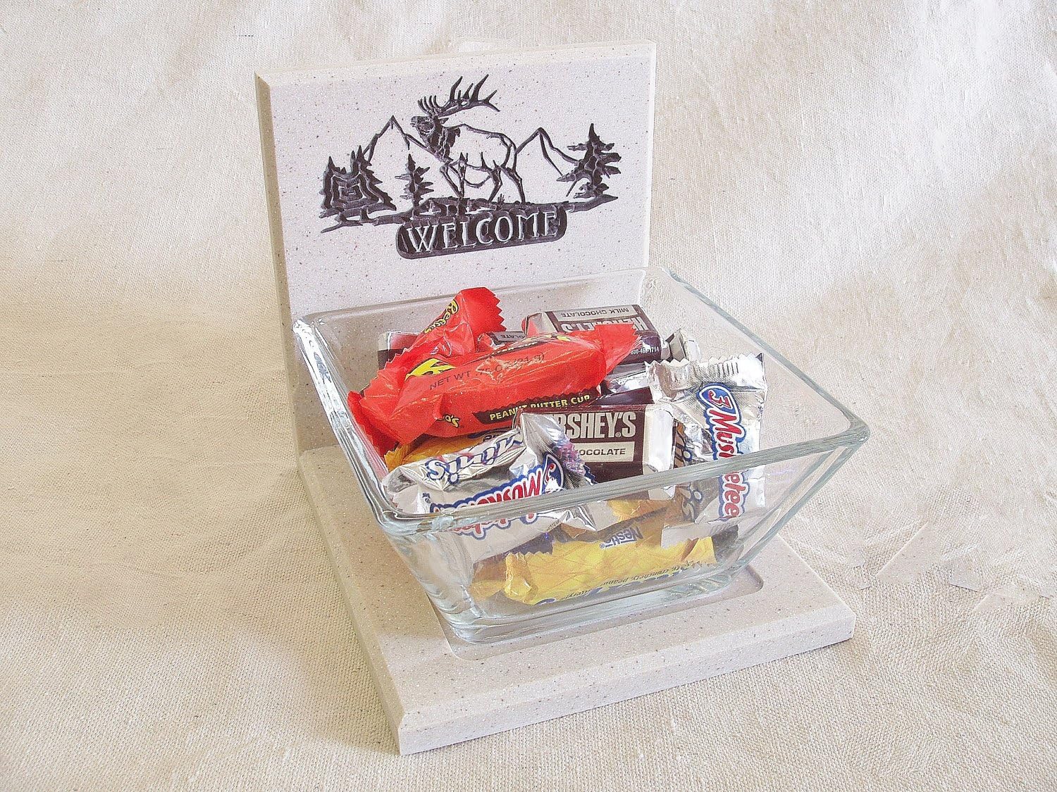 Amazon.com : Custom Engraved Candy Dish - Many styles available or use ...