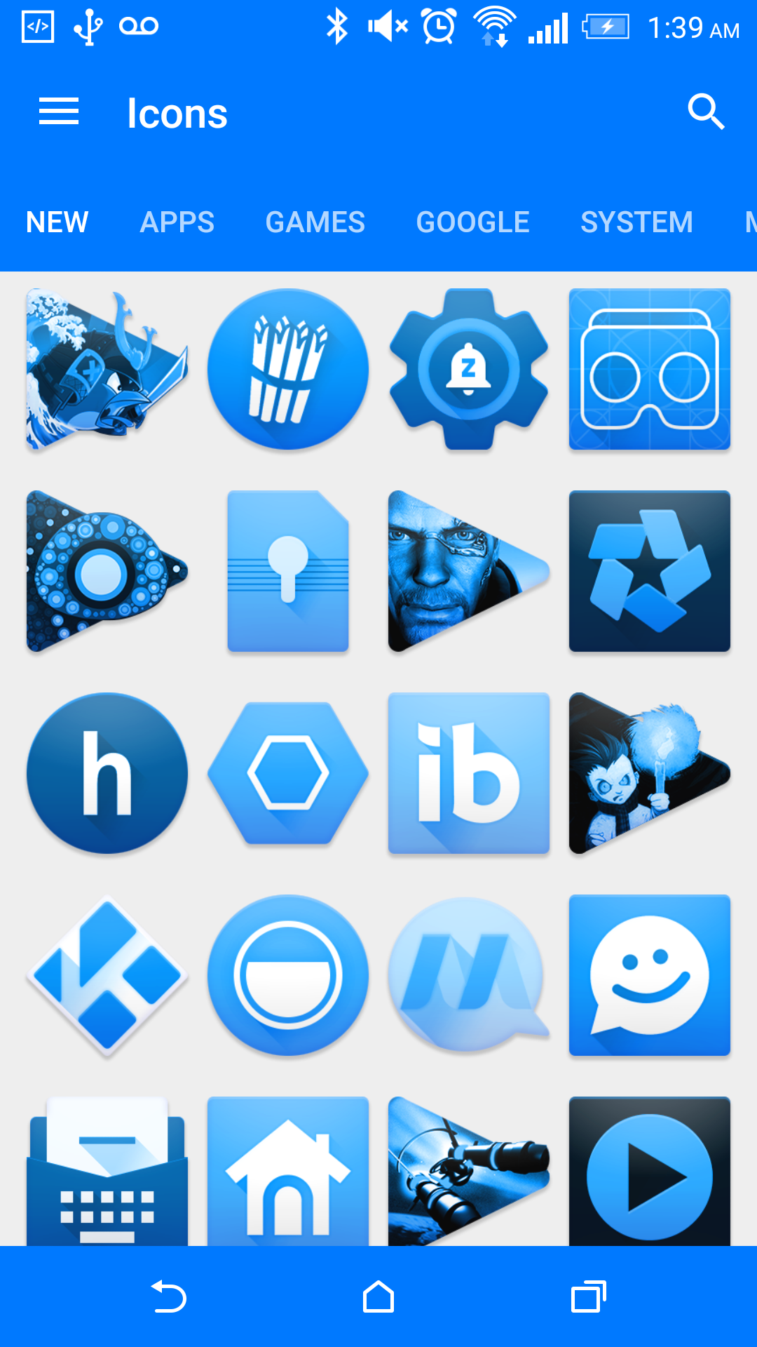 BLUE - Icon Pack: Amazon.ca: Appstore for Android