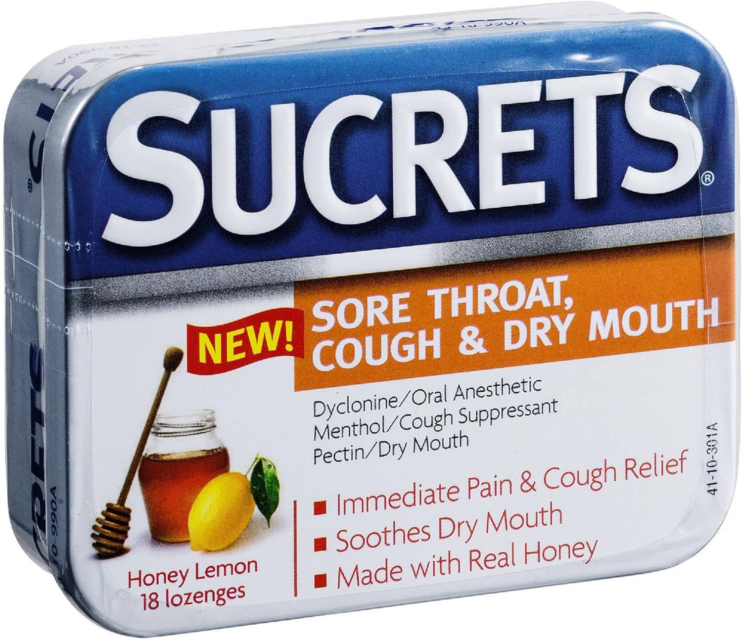 Amazon.com: Sucrets Medicated Lozenges-Honey Lemon, 18 Count: Health ...