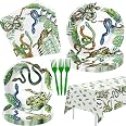 Amazon.com: Xenorik Reptile Snake Plates And Napkins Party Decorations ...