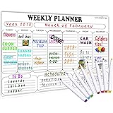 Amazon.com : Weekly Menu | Magnetic Chalkboard Style Refrigerator Meal ...