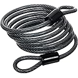 BRINKS - 5/8" X 7' Commercial Steel Braided Loop Cable - Heavy Duty ...