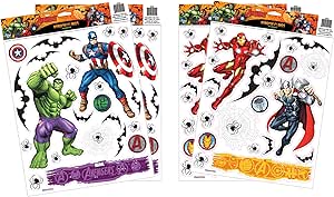 Amazon.com: Marvel Avengers Window Cling Set : Toys & Games