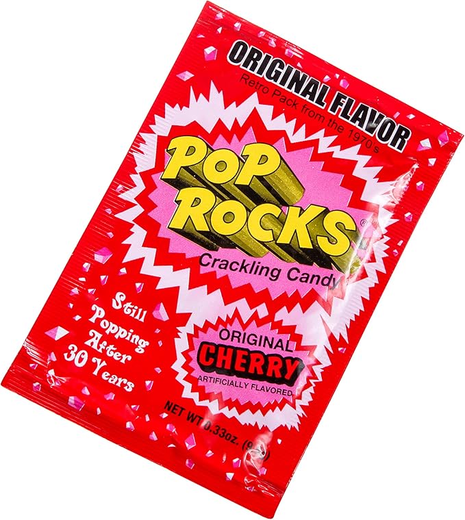 Pop Rocks popping Candy Original Cherry flavour 9.5g: Amazon.co.uk: Grocery