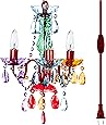 The Original Gypsy Color 3 Light Multi Color Plug-in Gypsy Chandelier ...