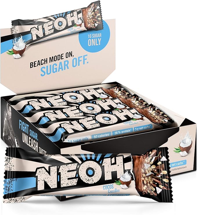 NEOH Low Carb Protein Bar (Coconut)-Pack of 12: Amazon.co.uk: Health ...