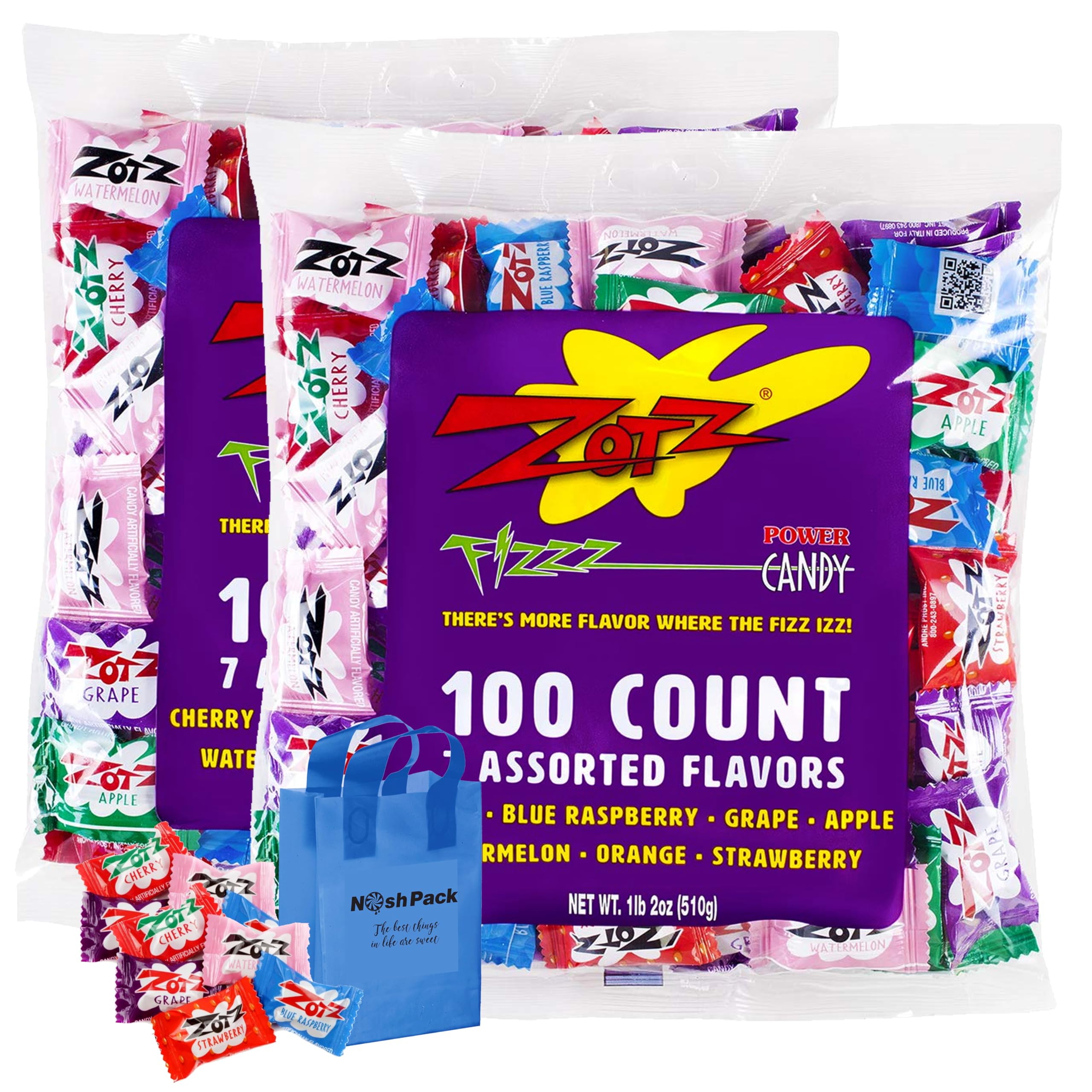 Mua Zotz Fizzy Candy Bulk Zots Candies, 200 Count Individually Wrapped ...