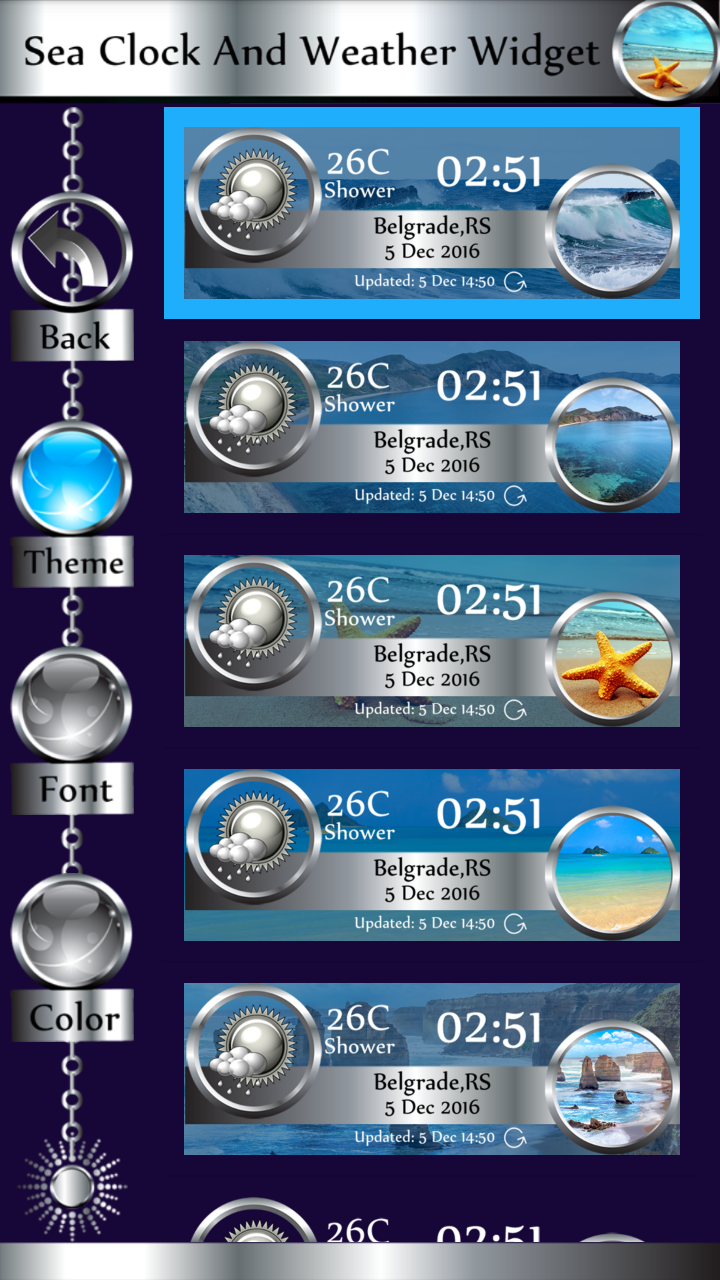Sea Clock And Weather Widget:Amazon.com:Appstore for Android