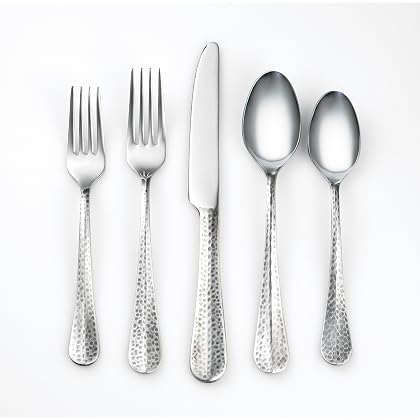 The Cambridge Silversmiths 20 Piece Indira Jessamine Antique Silver ...