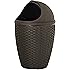 Amazon.com: 1.63-Gal Round Trash Can Color: Brown: Office Products
