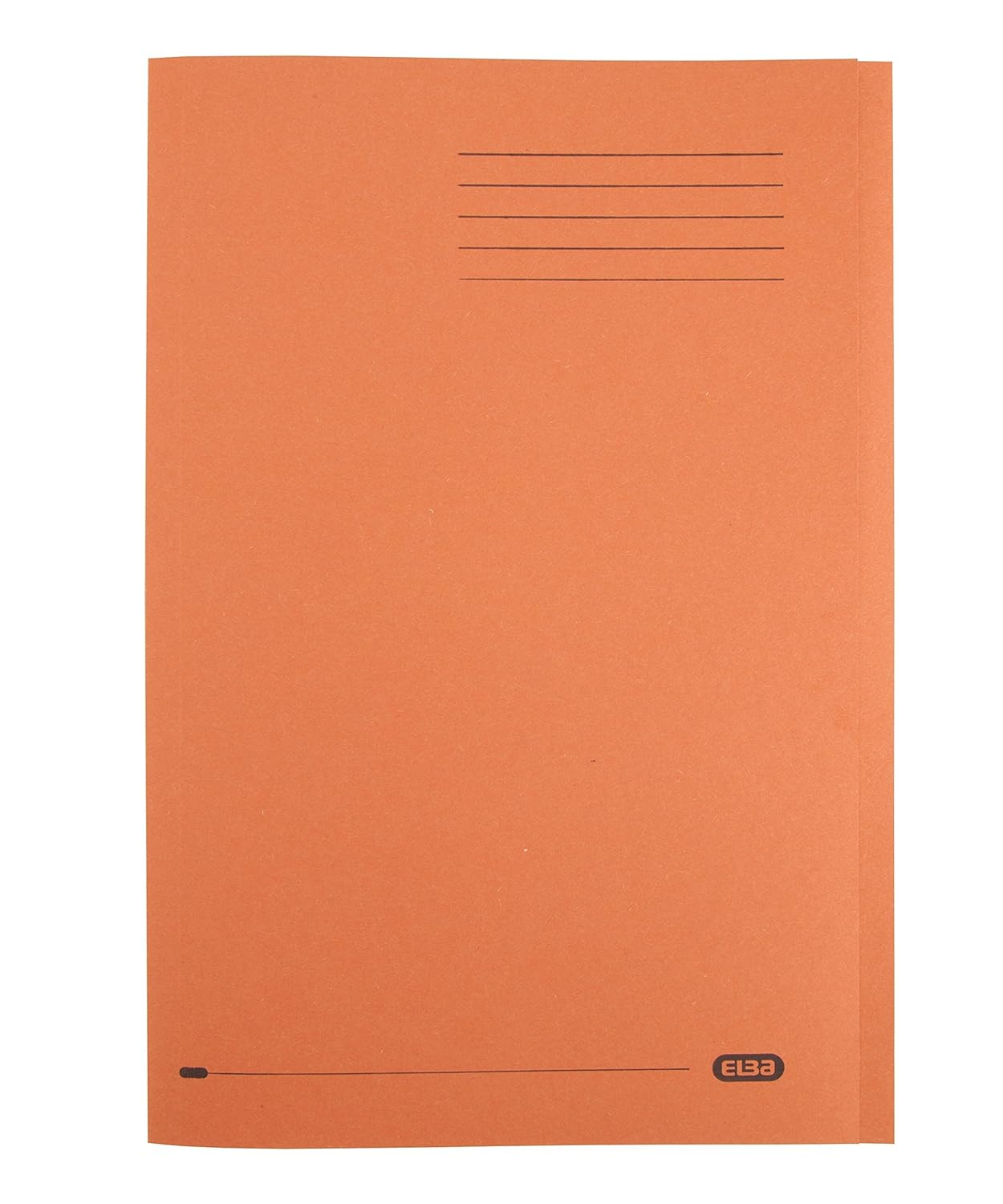 Elba 285 gsm Foolscap Square Cut Folders, Manilla, Orange, Box of 100 ...