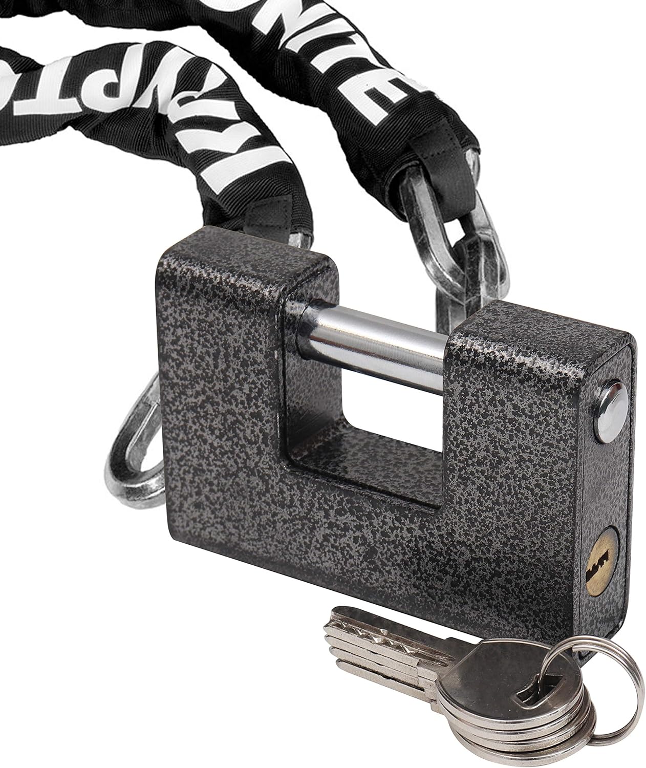 Kurtzy Heavy Duty Padlock with 4 Keys – Hardened Solid Steel Hardware ...