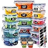 Amazon.com: Food Storage Containers 10 pack (30 oz) | BPA- Free Plastic ...