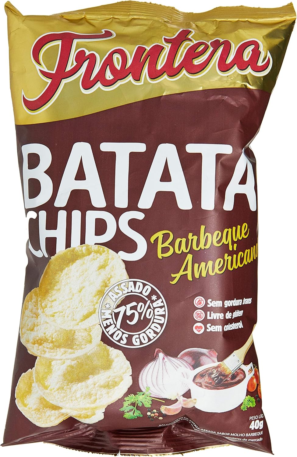 Batata Chips Barbecue Frontera 40g: Amazon.com.br: Alimentos e Bebidas