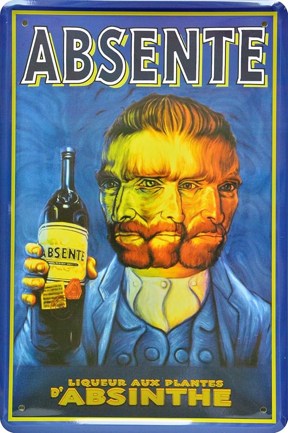 Plaque métallique Absente - Absinthe Metal Sign xsp101 20 x 30 cm ...