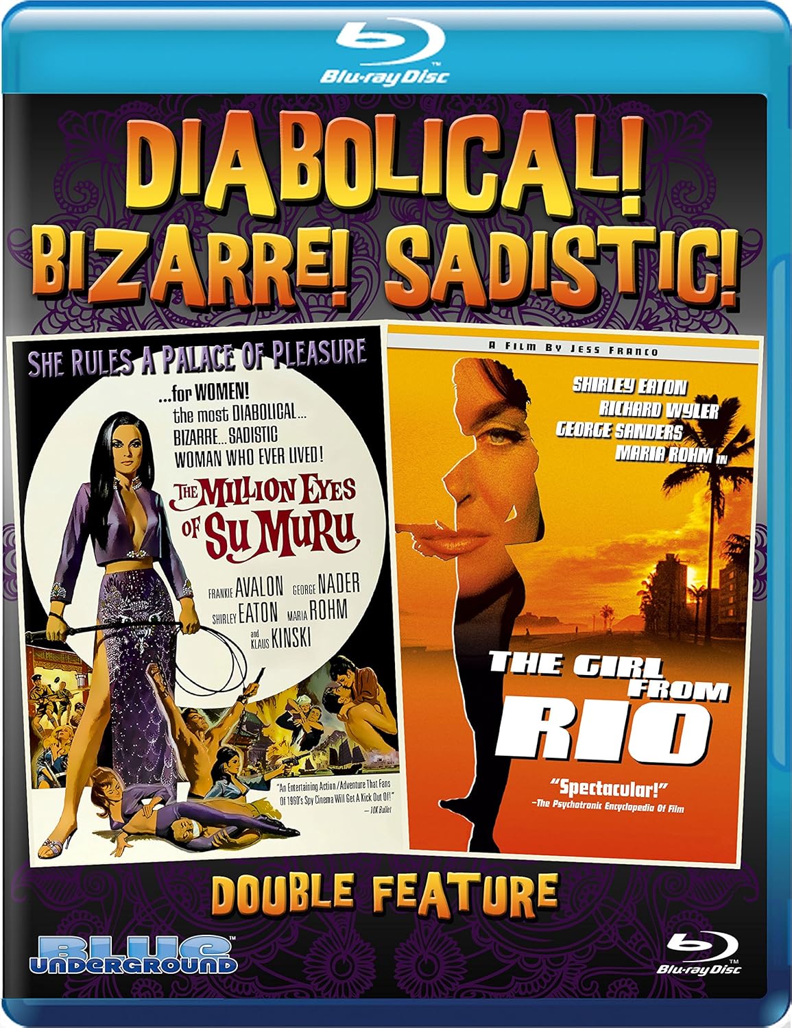 Amazon.com: THE MILLION EYE OF SUMURU/THE GIRL FROM RIO [Blu-ray ...