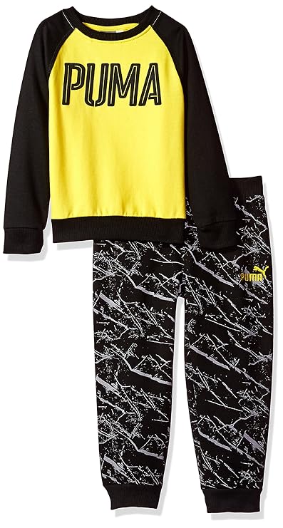Amazon.com: PUMA Little Boys' Two Piece Fleece Set: Clothing