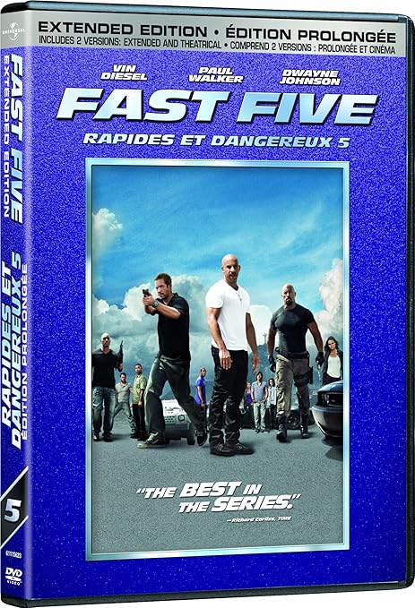 Fast Five/ Rapides et dangereux 5 Bilingual Extended Edition: Amazon.ca ...