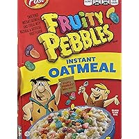 Amazon.com: Fruity Pebbles Instant Oatmeal, Post, 6 packets, 8.4oz