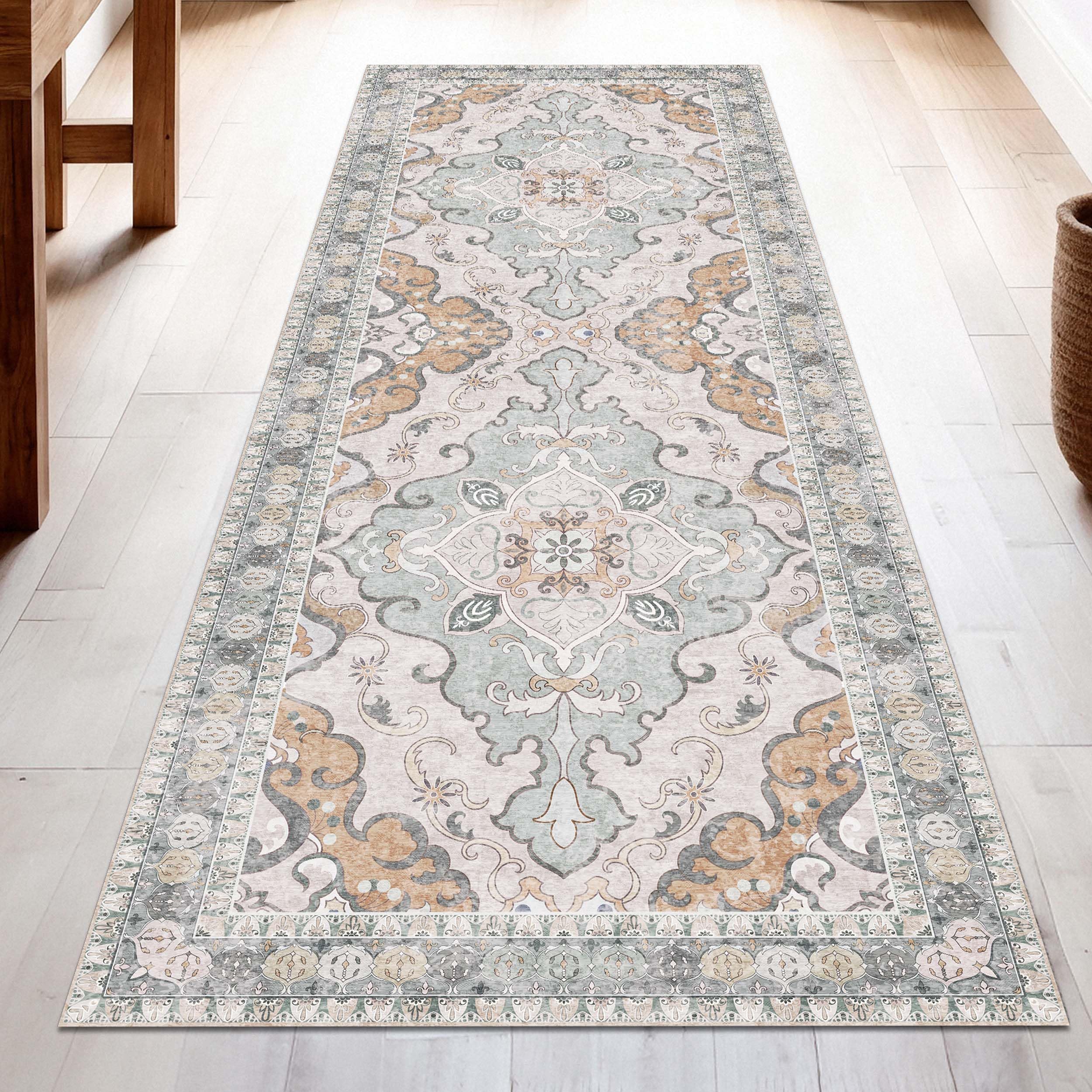 Washable Runner Rug 2x6 | Non Slip Rug Runners for Hallways, Entryways ...