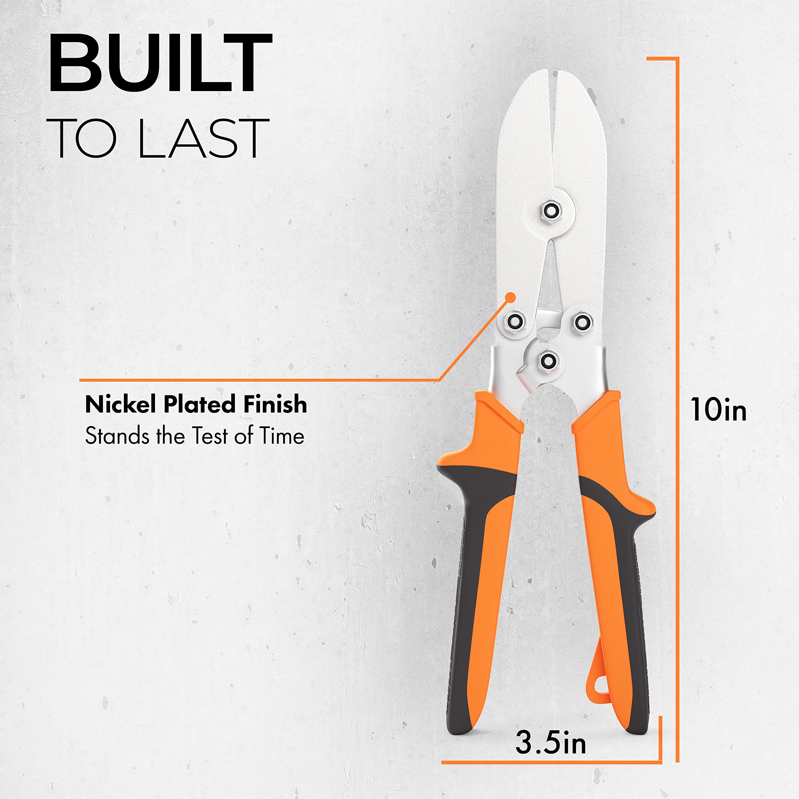 Mua 5 Blade Sheet Metal Crimper Tool – Crimp 24ga Steel and 28ga ...