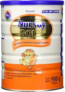 Nursoy Gold Formula para Lactantes en Polvo No Láctea de Soya, para 0 ...