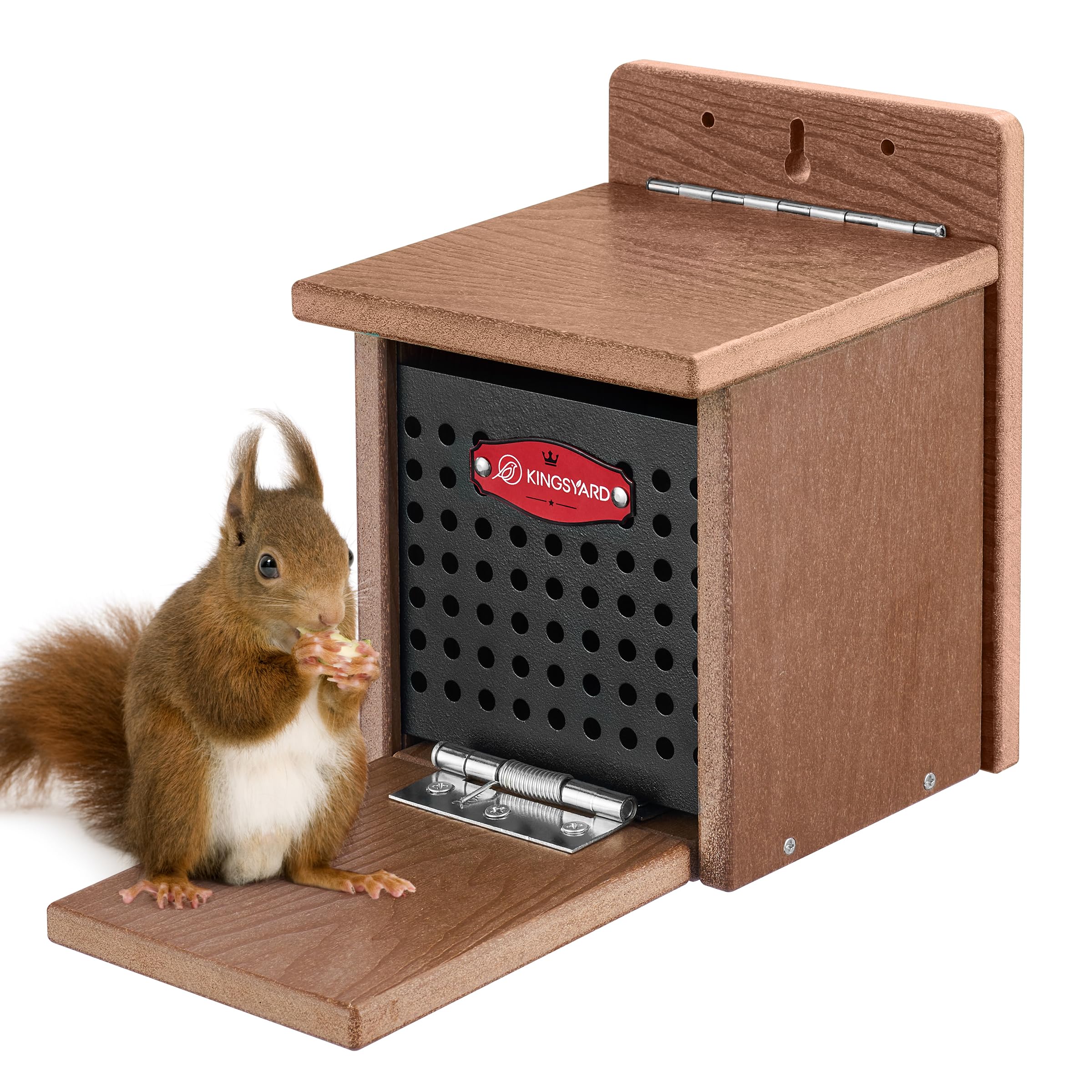 Kingsyard Squirrel Feeder Box for Outside, Recycled Plastic Squirrel ...