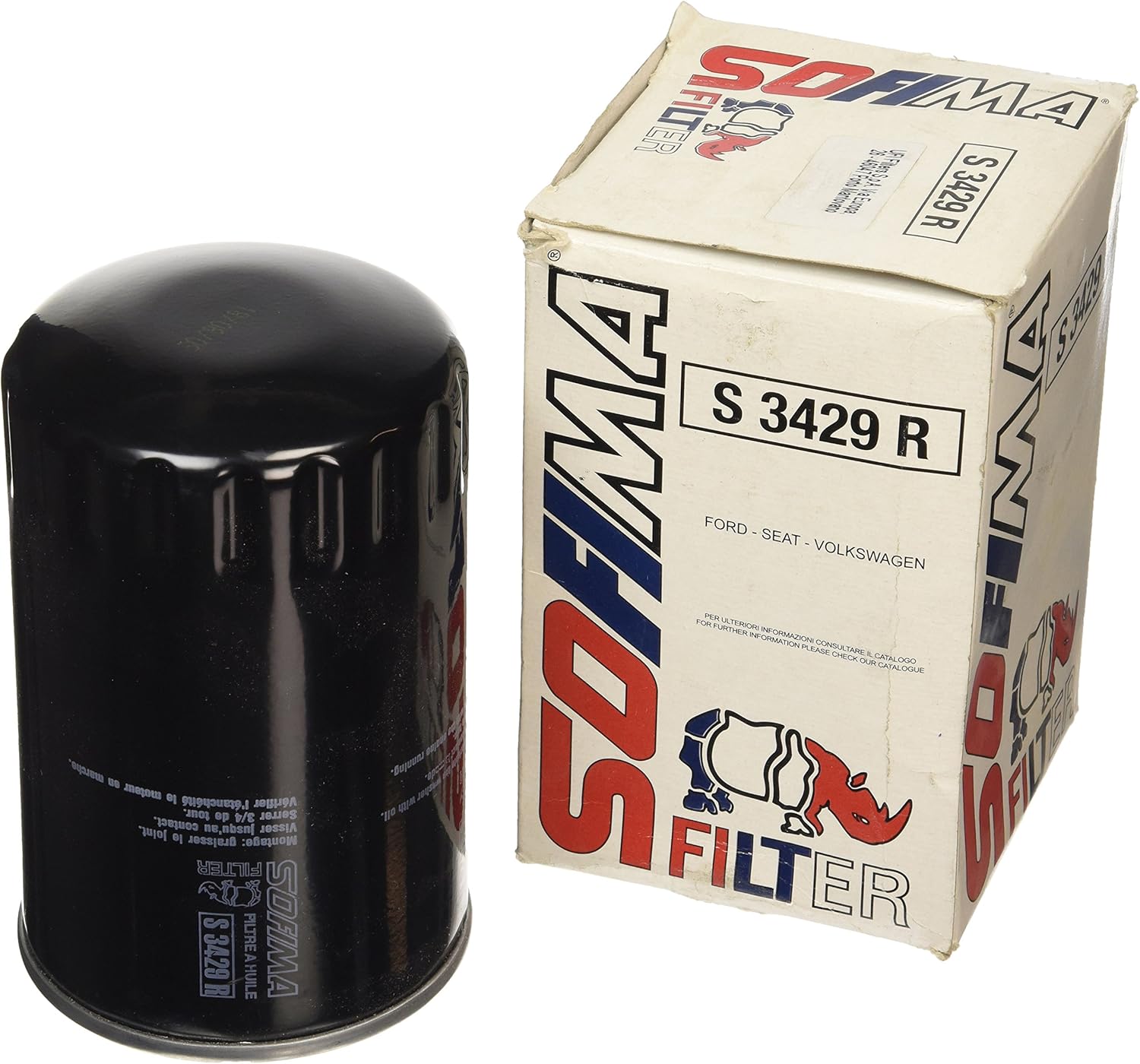 Sofima S3429R Spin-On Oil Filter: Amazon.co.uk: Car & Motorbike