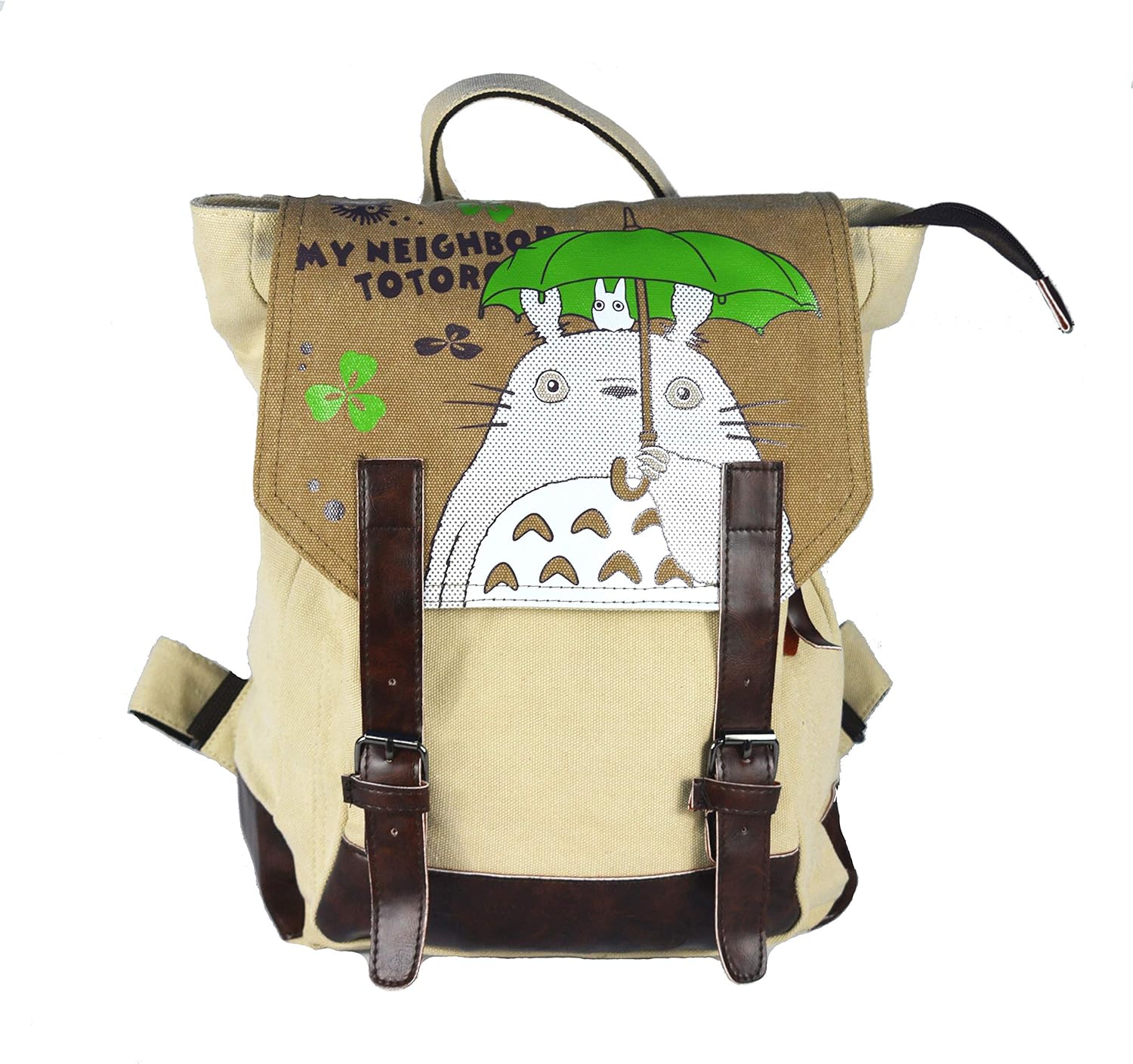 Totoro linen rucksack with big inner compartment – BigaMart