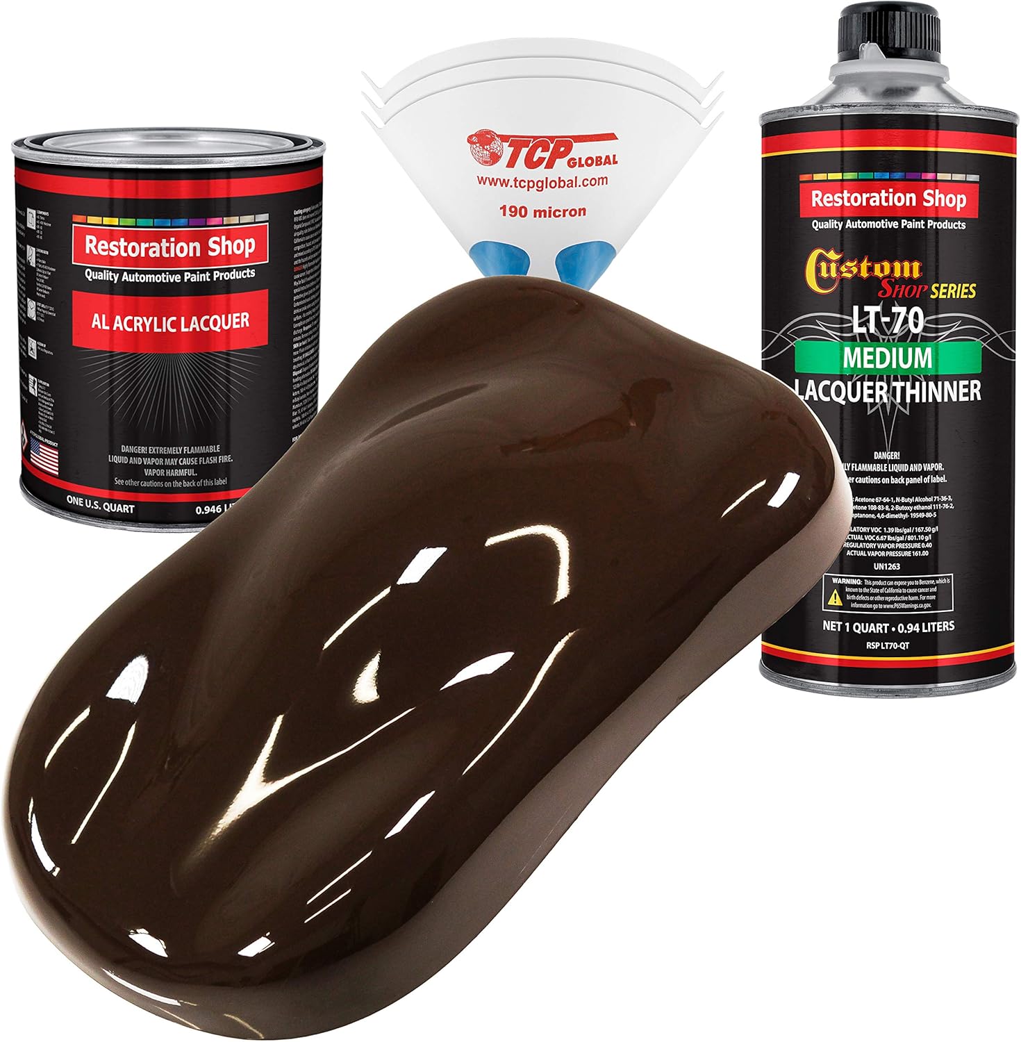 Amazon.com: Restoration Shop - Dakota Brown Acrylic Lacquer Auto Paint ...
