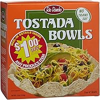 Amazon.com : Rio Rancho (6-Inch) Tostada Bowls, 4-Count Bowls, 5 Oz ...