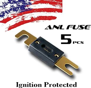 5 Pack 300 AMP Gold ANL Fuse 300A Car Truck Boat Marine RV - - Amazon.com