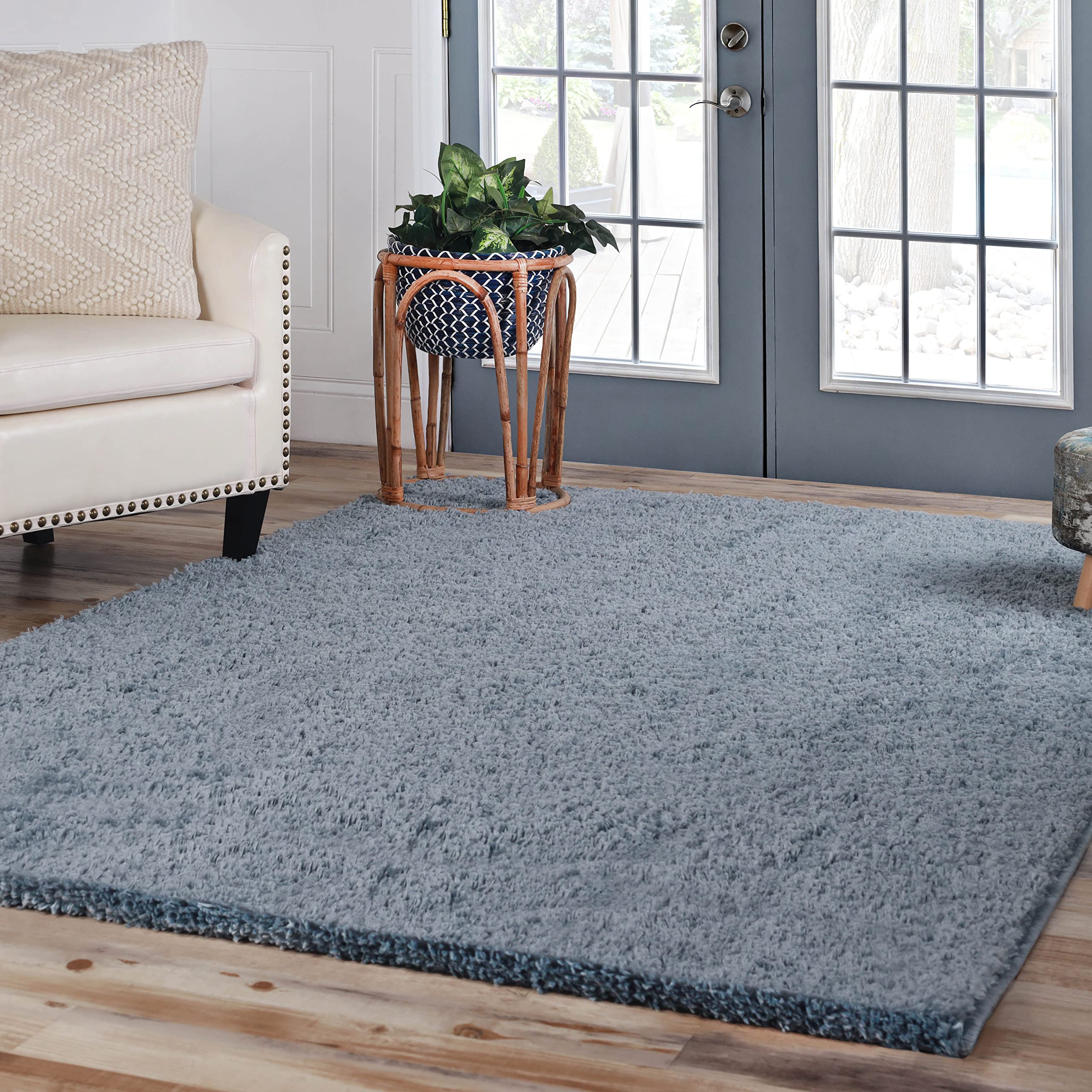 Superior Indoor Large Shag Area Rug with Cotton Backing, Ultra Plush ...