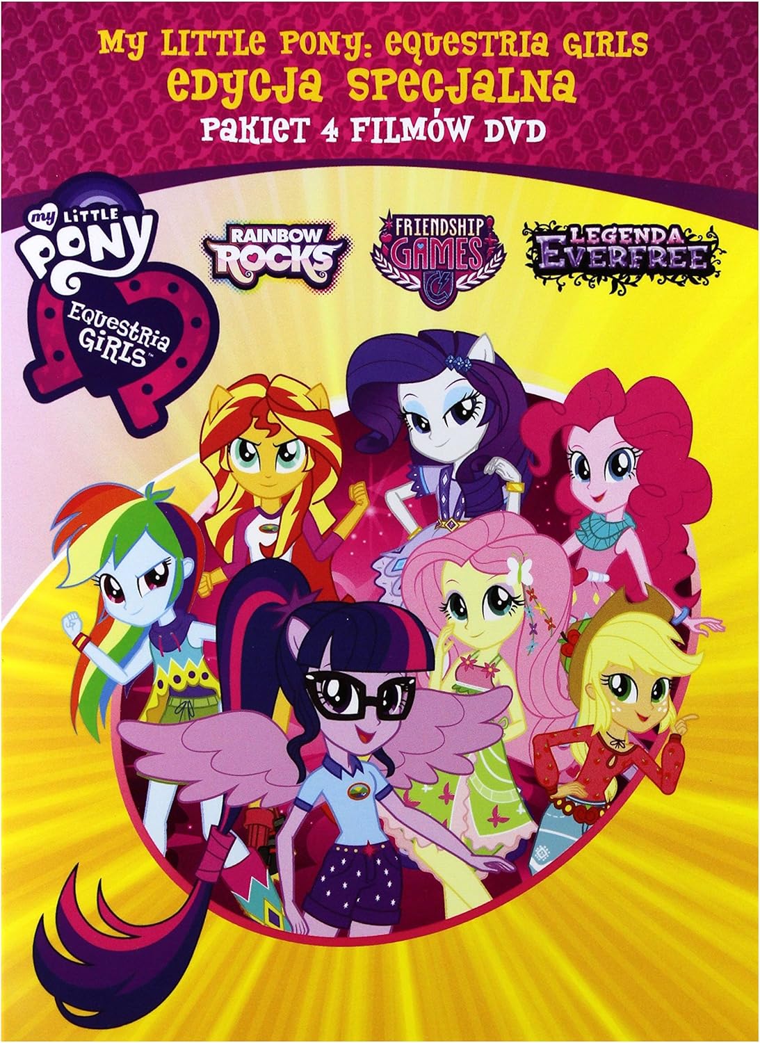 My Little Pony: Equestria Girls 4DVD Region 2 IMPORT No English version: Amazon.co.uk: Tara ...