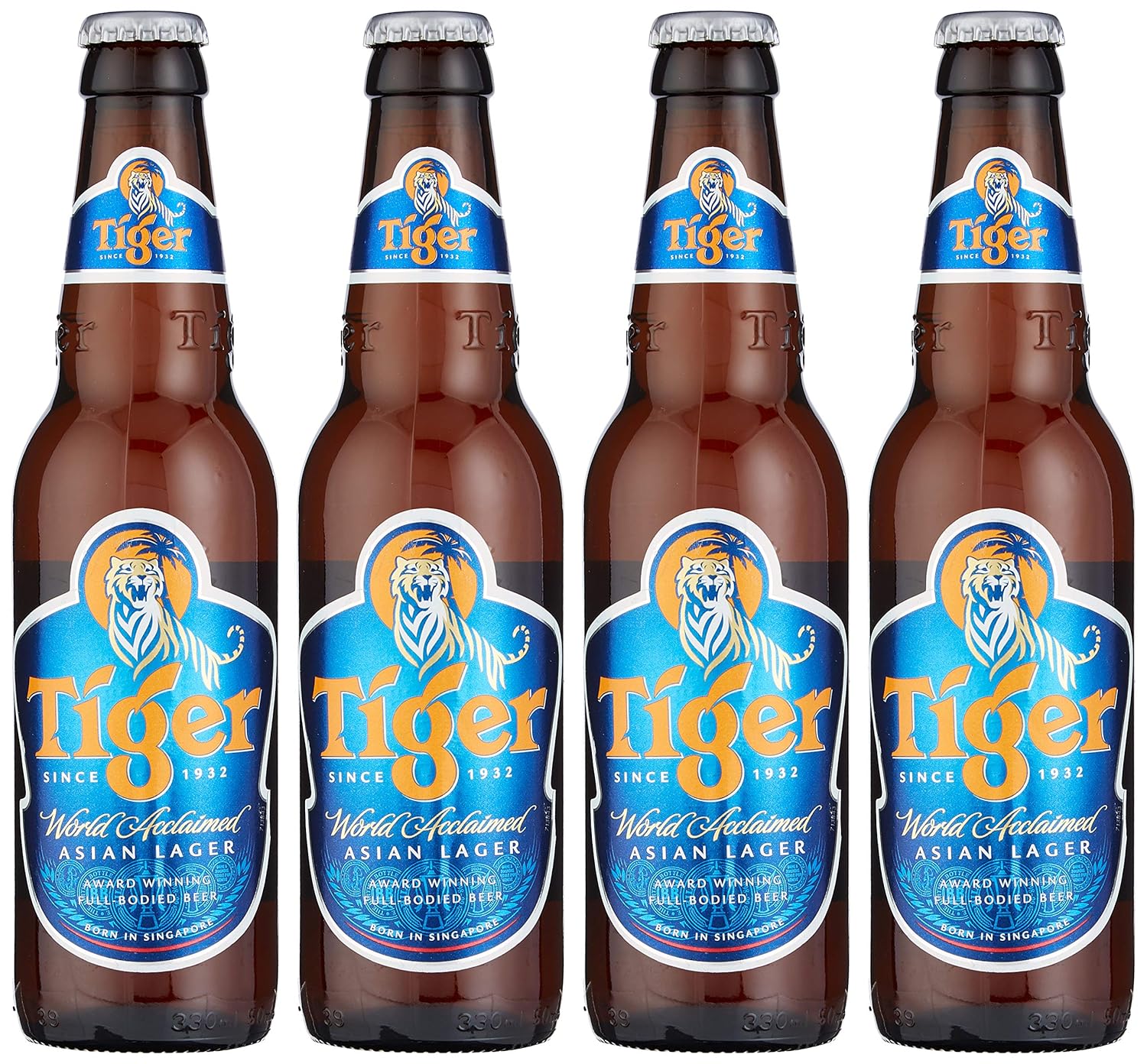 Tiger Lager Beer, 4 x 330 ml: Amazon.co.uk: Prime Pantry