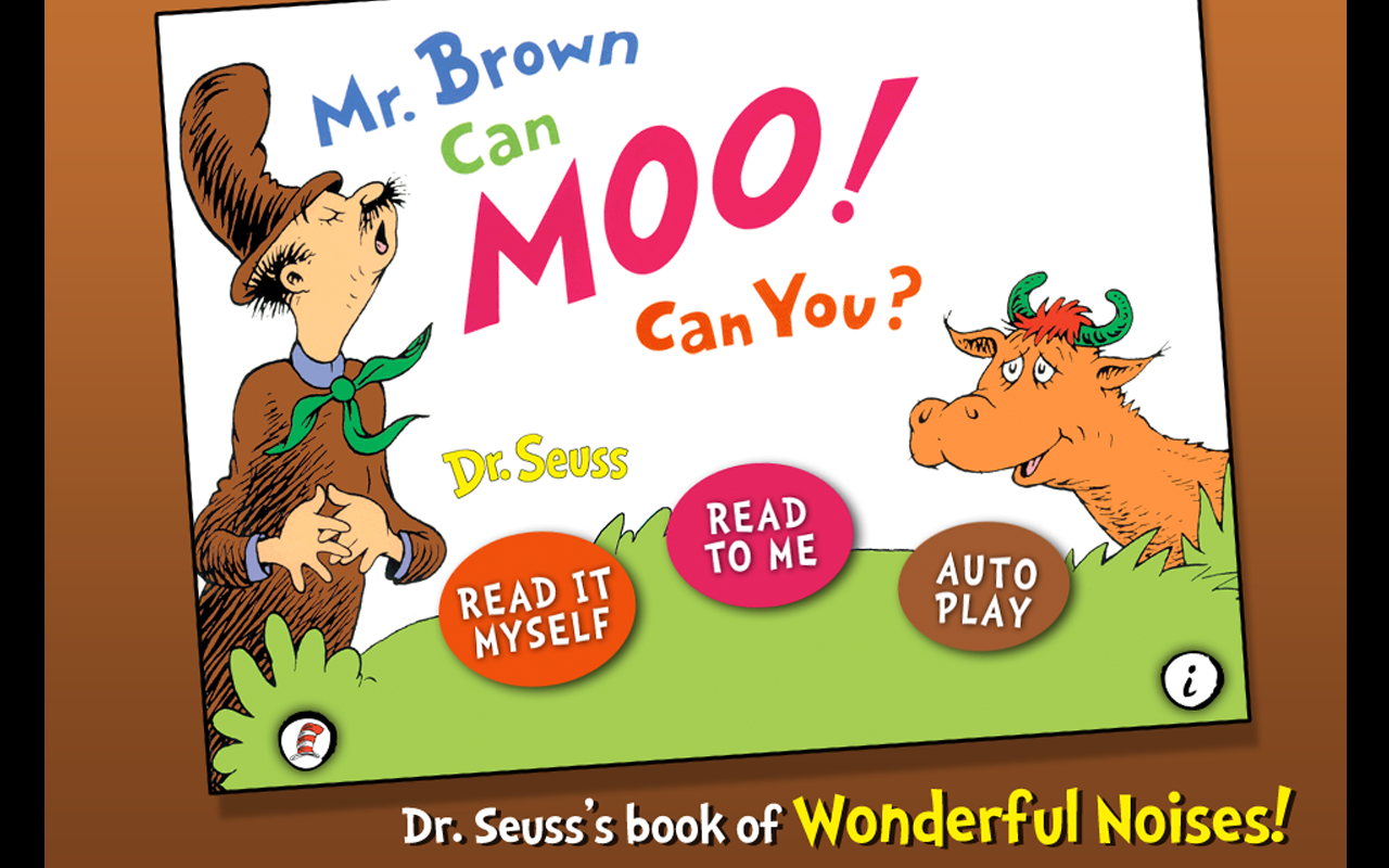 Mr. Brown Can Moo! Can You? - Dr. Seuss: Amazon.com.br: Amazon Appstore
