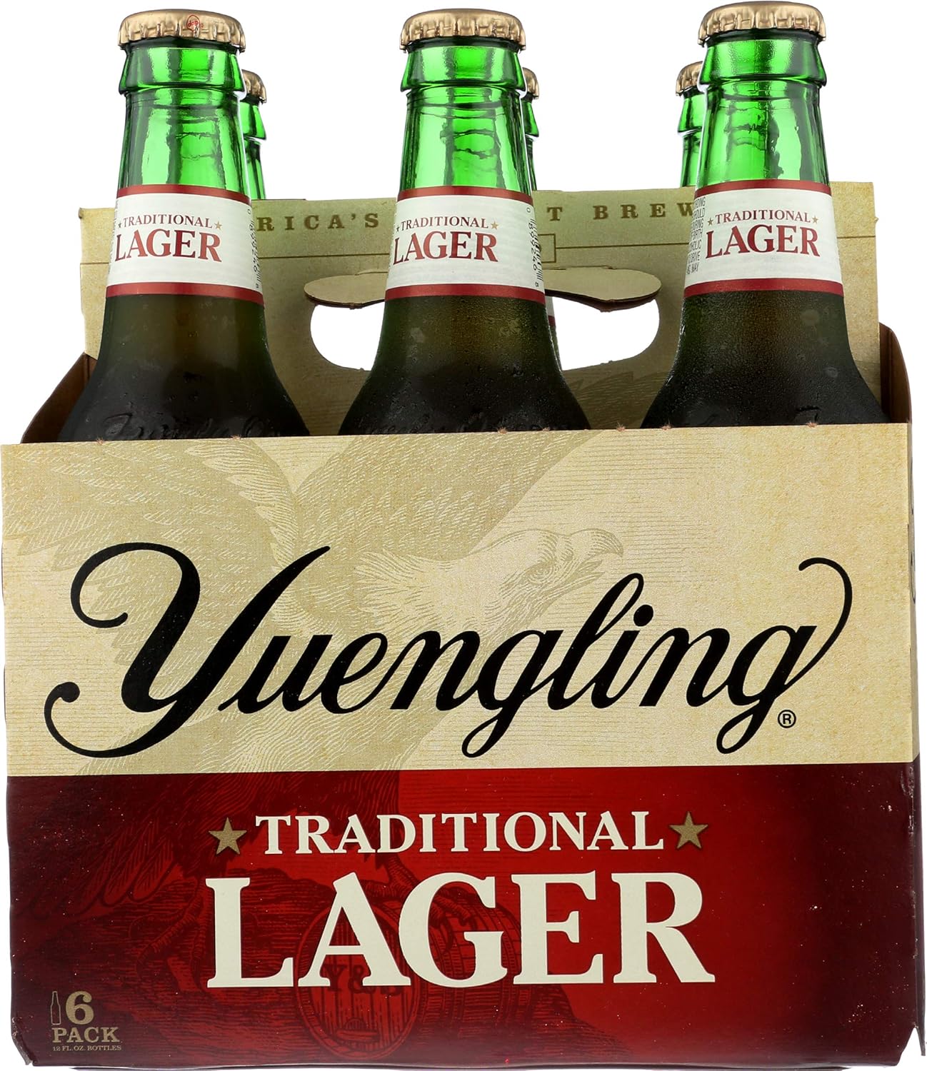 Amazon.com: Yuengling Traditional Lager, 6 pk, 12 oz Bottles, 4.5% ABV: Grocery & Gourmet Food