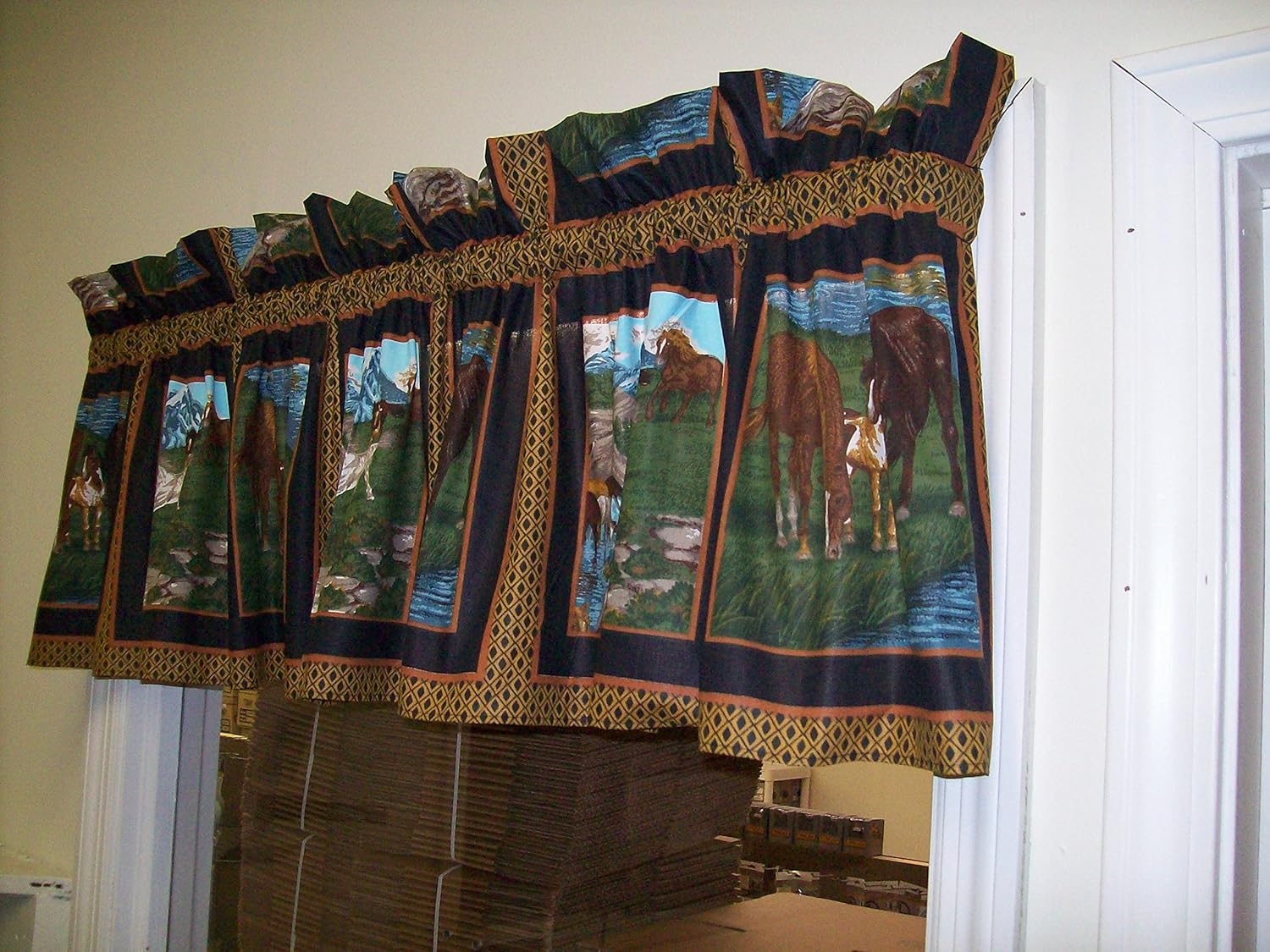 Amazon.com : Horse Valance 84" wide x 16" Long : Everything Else