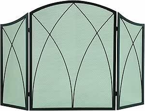 Amazon.com: Pleasant Hearth Arched 3-Panel Victorian Gothic Fireplace ...