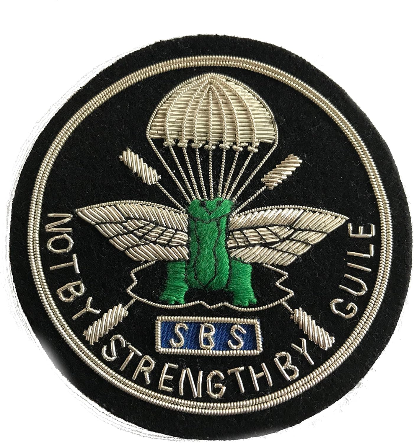 SBS Special Boat Service Military Blazer Badge Wire Bullion Badge ...