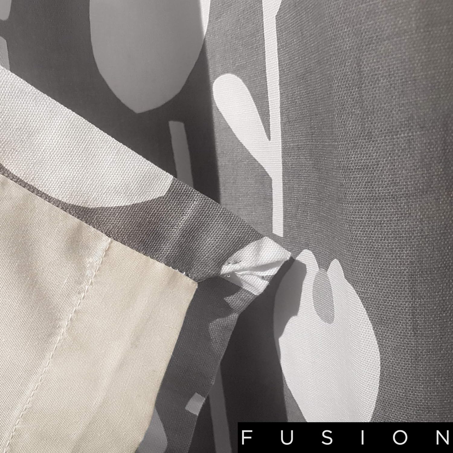 Fusion Two Curtain Panels, 100%, Lining: 52% Polyester / 48% Cotton ...