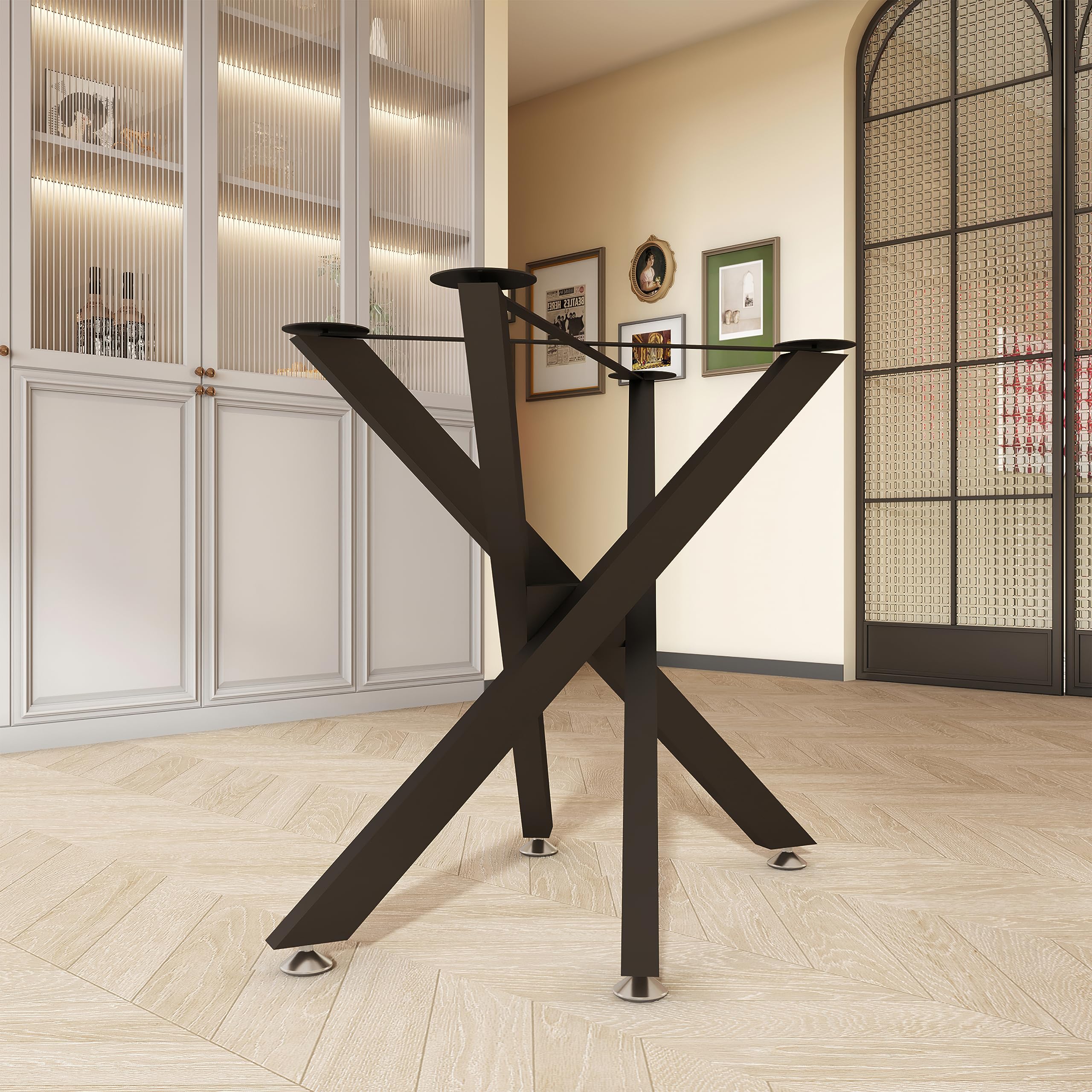 FUSHIAIPTC 30 Inch Metal Table Legs, Heavy Duty Desk Legs Combinatorial ...